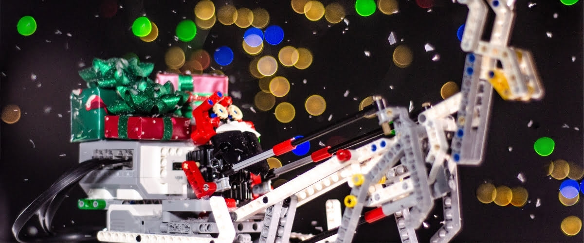 Santa Robot for kids to build from MINDSTORMS EV3